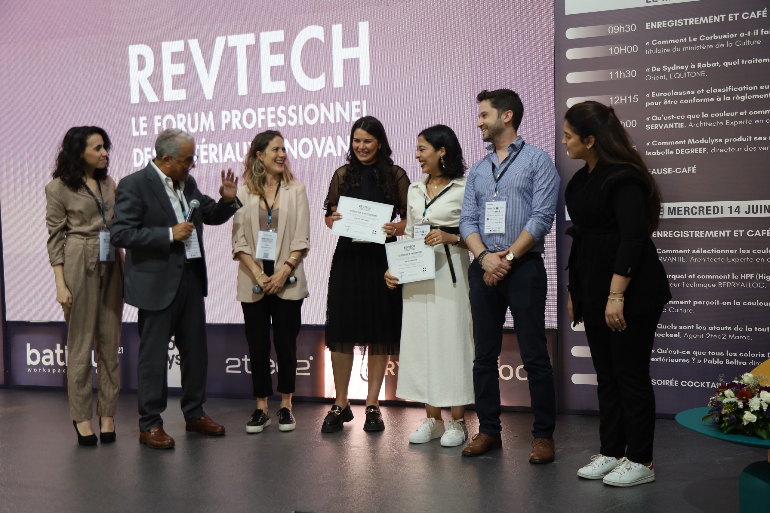 Les gagnants du concours Revtech 2023 - A+E Magazine
