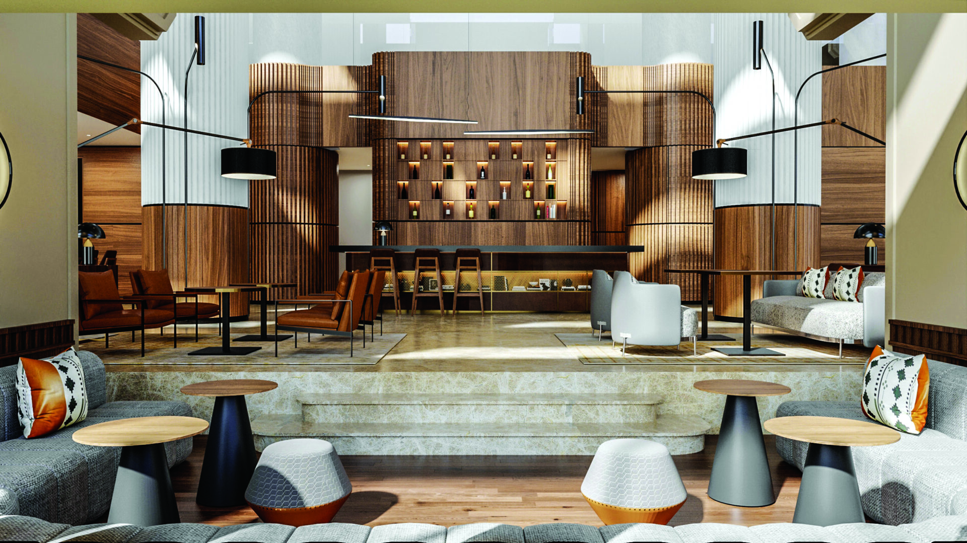 Lobby de l’Hôtel Marriott – Casablanca - A+E Magazine